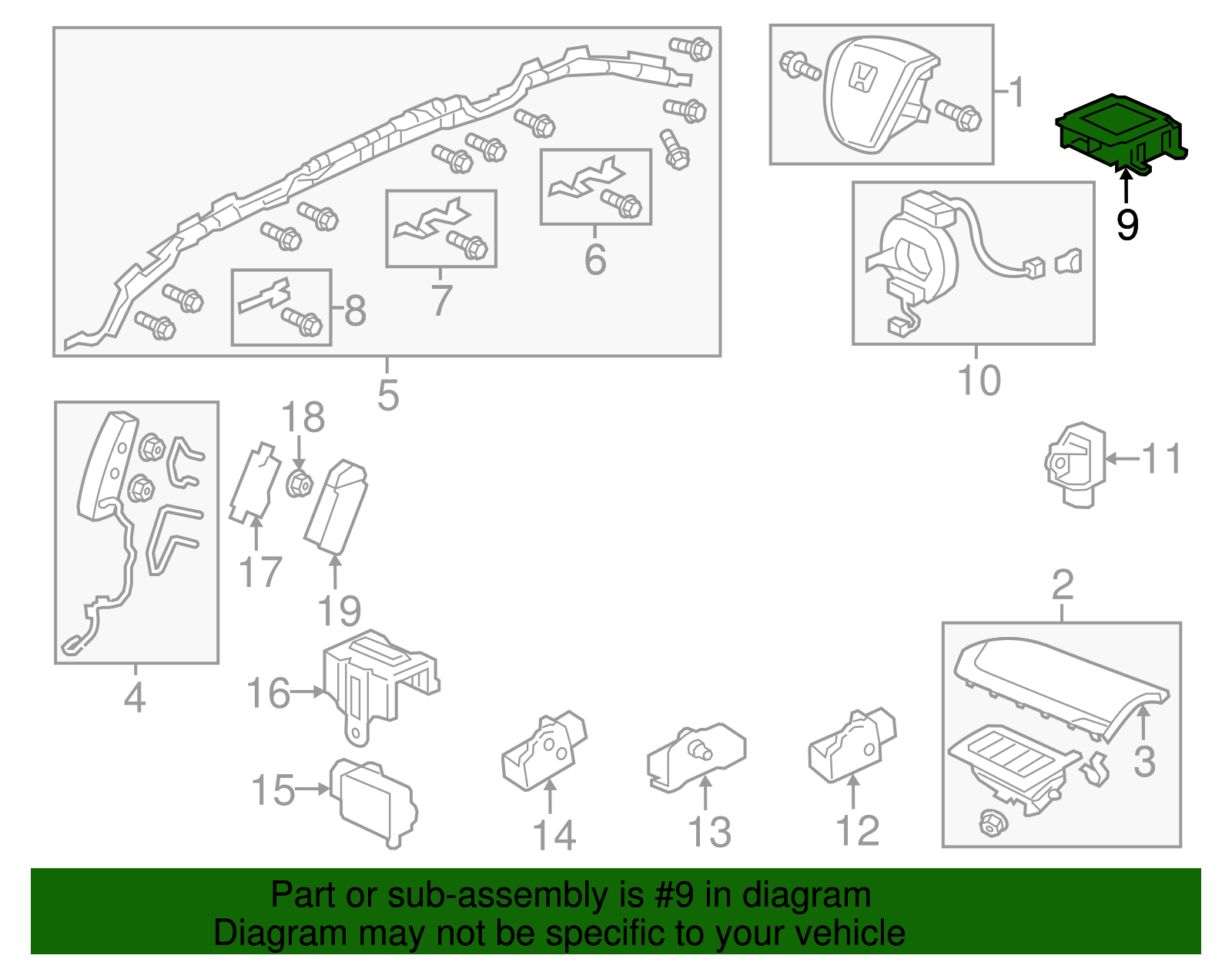 77960-TK8-A01 - Diagnostic Unit 2011-2012 Honda Odyssey | Honda Parts Online
