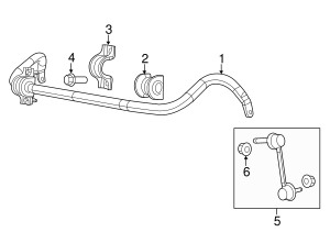 2011-2015 Mopar Stabilizer Link - Driver's Side (LH) 68069655AC ...