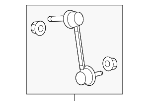 2011-2015 Mopar Stabilizer Link - Driver's Side (LH) 68069655AC ...