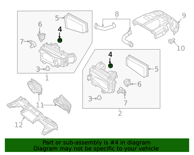 177-094-05-00 - Air Cleaner Assembly Upper Insulator 2018-2021 Mercedes ...
