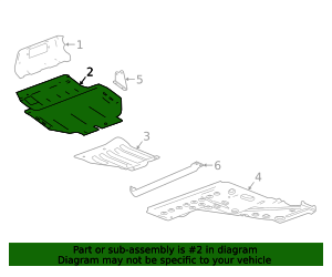 2019-2022 Chevrolet Colorado Underbody Skid Shield 84923982 ...
