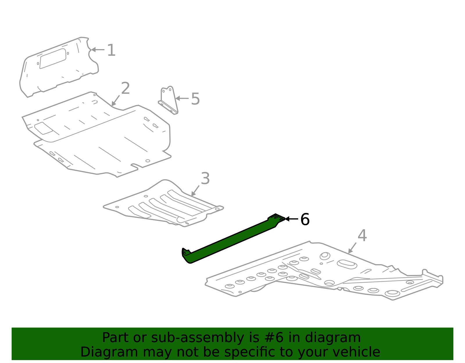 2019-2022 Chevrolet Colorado Frame Front Reinforcement 84515406 ...