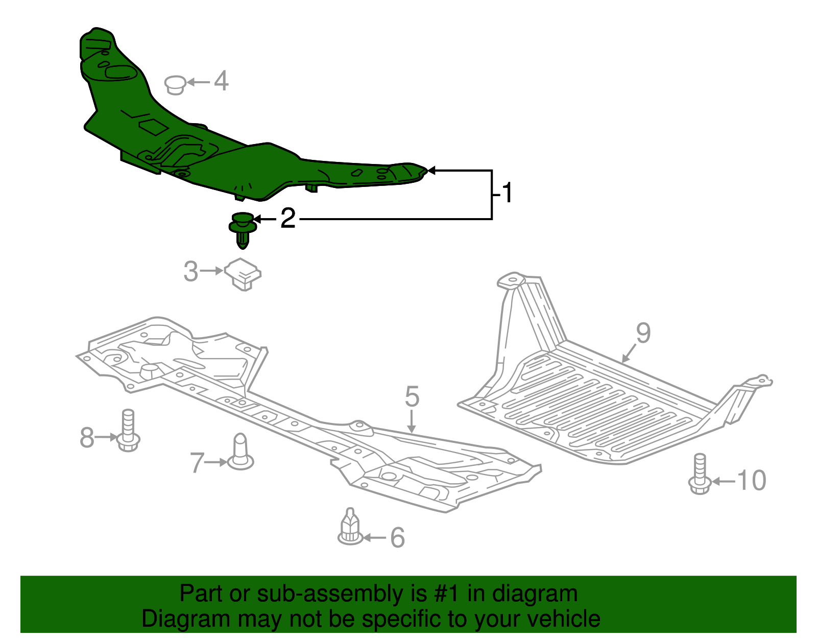 2021-2025 Honda Sight Shield 74117-T6Z-A00 | OEM Parts Online