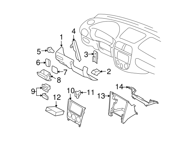 2005-2007 Subaru Impreza OEM NEW 2005-2007 Subaru Impreza WRX STI Lower ...