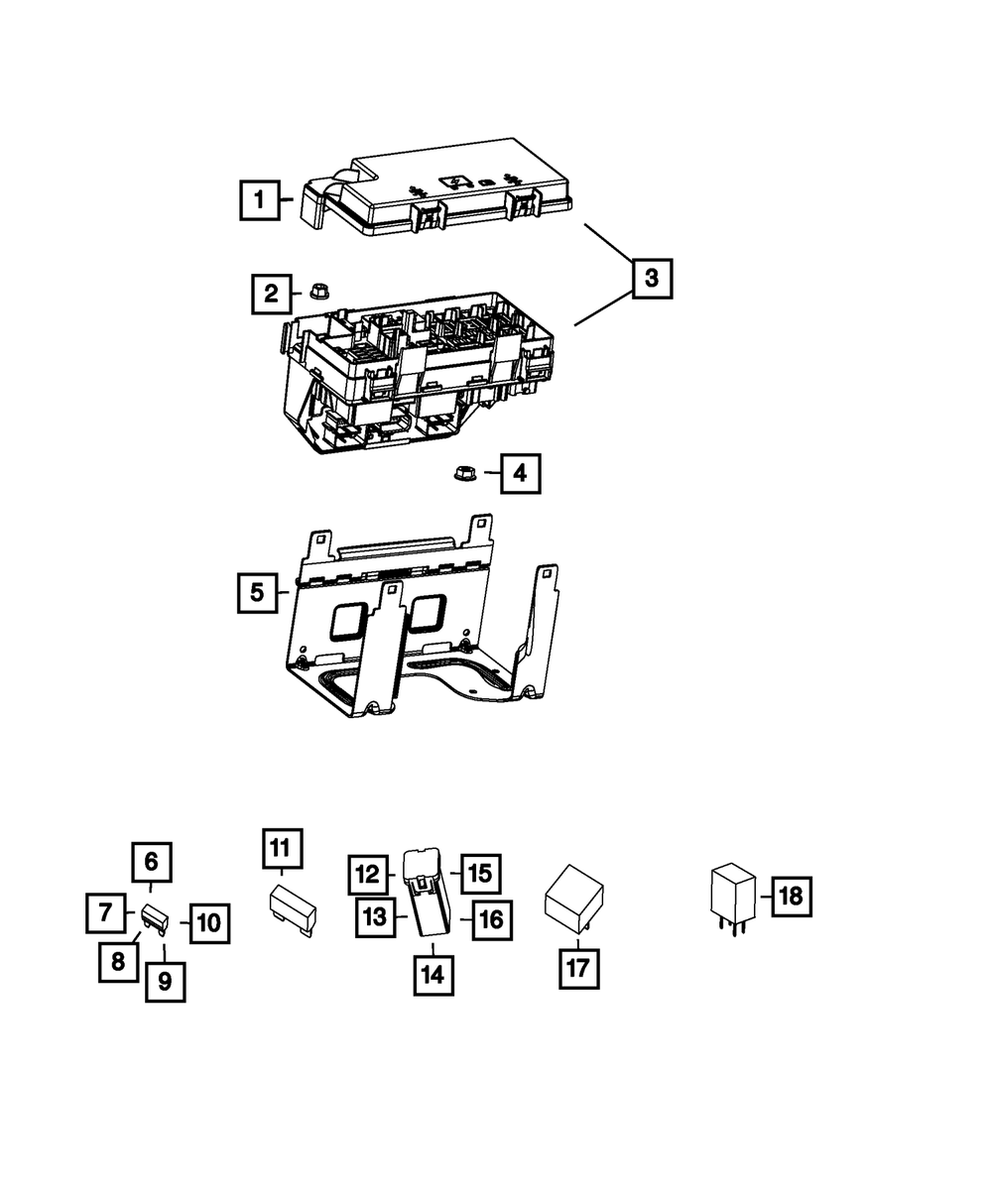 2014 Mopar Totally Integrated Power Module, Remanufactured R8217405AB ...