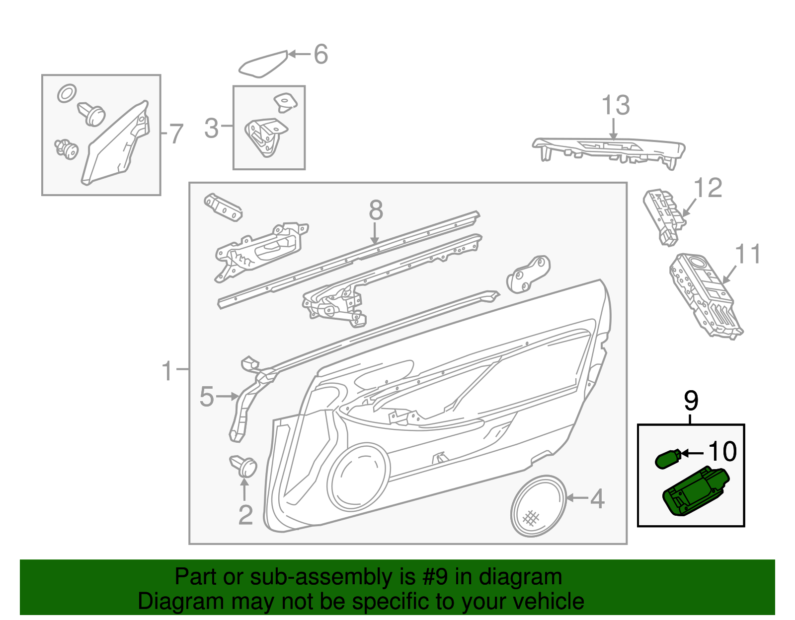 81230-50070 - 2013-2024 Lexus - Courtesy Lamp | My L Parts