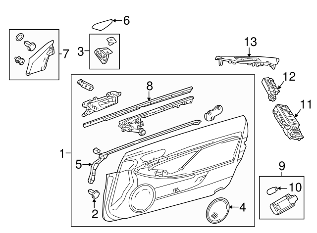 74240-24080-C0 - Switch Bezel 2015-2024 Lexus | Longo Lexus Parts