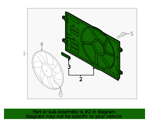 2021-2024 Volkswagen Fan Shroud 5WA-121-205 | OEM Parts Online