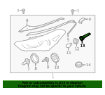2016-2021 Hyundai Turn Signal Light Socket 92162-D3000 | OEM Parts Online