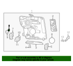 1984-2024 Nissan Marker Lamp Bulb 26261-9B90A | TascaParts.com