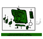 2018-2019 Nissan Headlamp Assembly - Passenger Side (RH) 26010-9FT1B ...