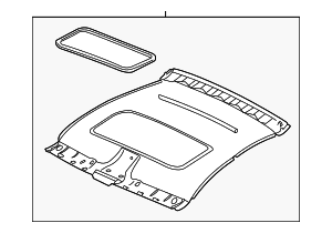 2005-2011 Porsche 911 Headliner 997-555-980-02-9S5 | Porsche Marin