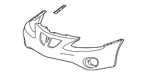 2004-2008 Pontiac Grand Prix Front Upper Bumper Cover 12335942 ...