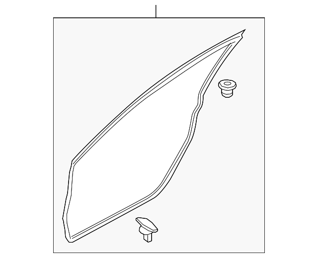 2014-2017 Mazda 6 Door Weather-Strip GHP9-58-760C | Mazda-Parts
