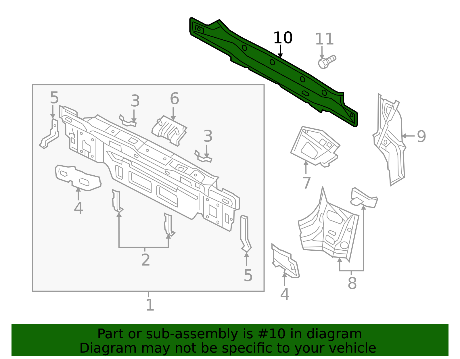 2015-2019 Volkswagen Extension Panel 5G9-813-309 | OEM VW Parts Haus