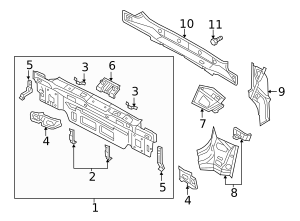 2015-2019 Volkswagen End Plate 5G9-804-749 | VW Direct Auto Parts