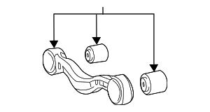 2015-2021 Lexus Rear Upper Control Arm 48790-24070 | OEM Parts Online