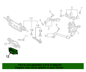 2015-2023 Lexus Lower Control Arm Cover 48738-24010 | OEM Parts Online