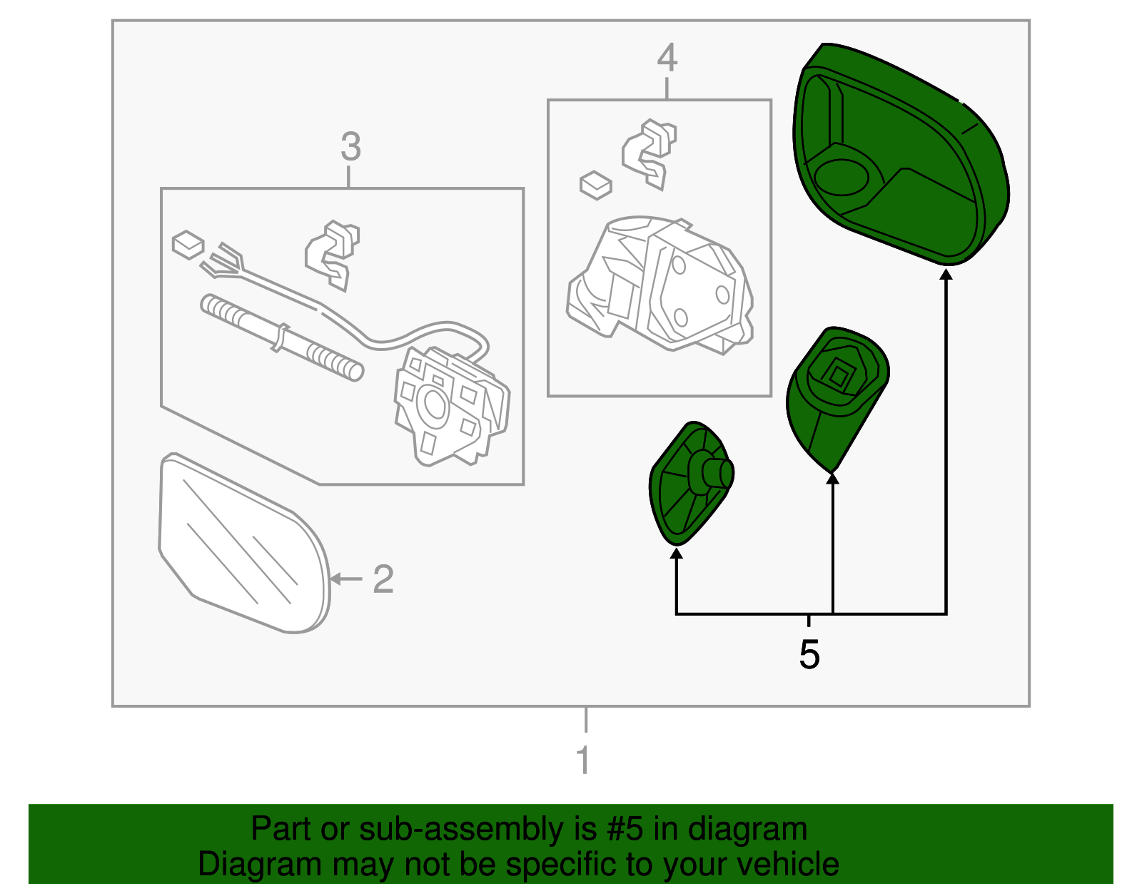 76255-SNA-A01ZB - 2006-2011 Honda Civic - Housing Set L *B537M ...