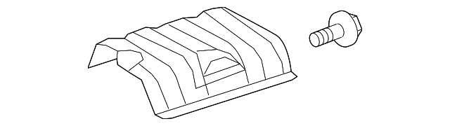 58327-07011 - Heat Shield 2007-2011 Toyota Camry | Ourisman Toyota Parts