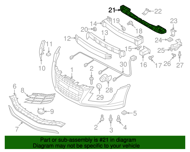 420-807-177 - Guide 2008-2015 Audi R8 | Audi OEM Parts