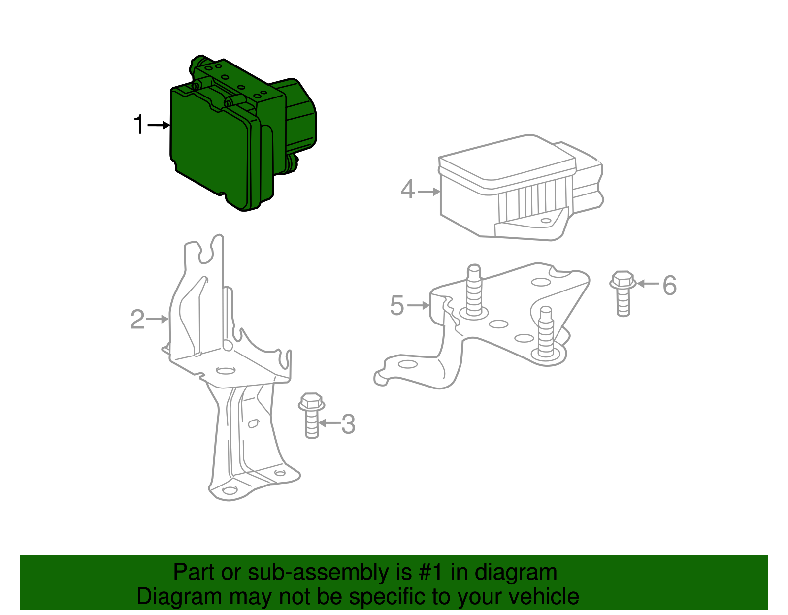 2013-2014 Toyota Camry Modulator Valve 44050-06170 | Toyota San Diego Parts