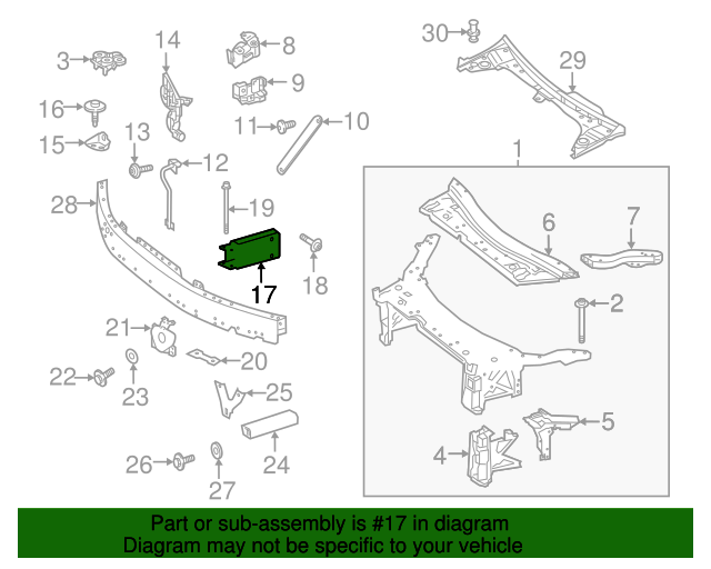253-620-16-00 - Front Brace 2016-2023 Mercedes-Benz | Mercedes-Benz USA ...