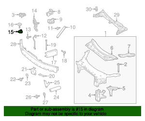 213-620-29-00 - Outer Bracket 2016-2023 Mercedes-Benz | AutoNation Parts