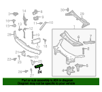 213-620-04-00 - Energy Absorber 2016-2023 Mercedes-Benz | Mercedes-Benz ...