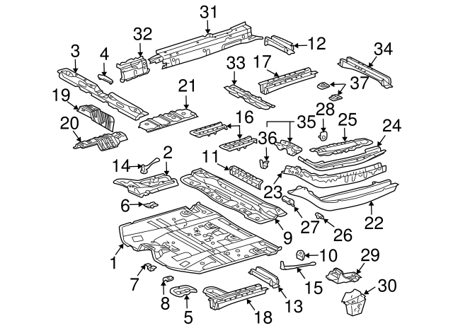 2004-2009 Lexus Heat Shield 58153-0E010 | OEM Parts Online
