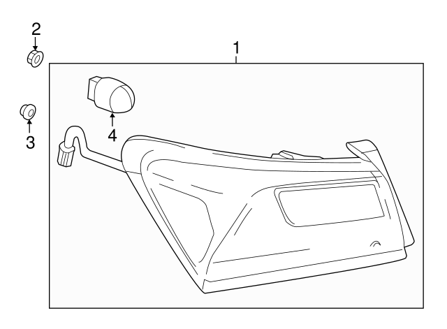 84516376 - Passenger Side Tail Lamp Assembly 2016-2018 Chevrolet Malibu ...