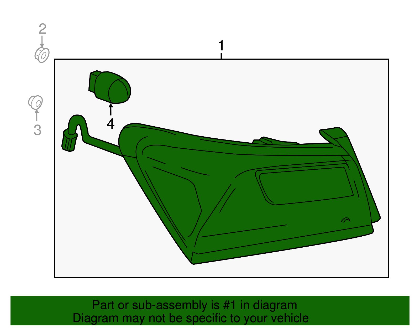 84974347 - F Lamp 2016-2018 Chevrolet Malibu | GMPartsNow