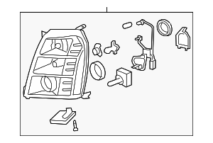 2007-2009 GM Headlamp 25897649 | OEM Parts Online