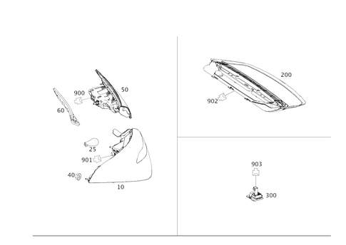 Rear Illumination for 2022 Mercedes-Benz CLA250 | Mercedes-Benz USA Parts