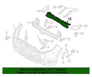 2014-2022 Mitsubishi Center Support 6400G576 | Mitsubishi Parts Warehouse