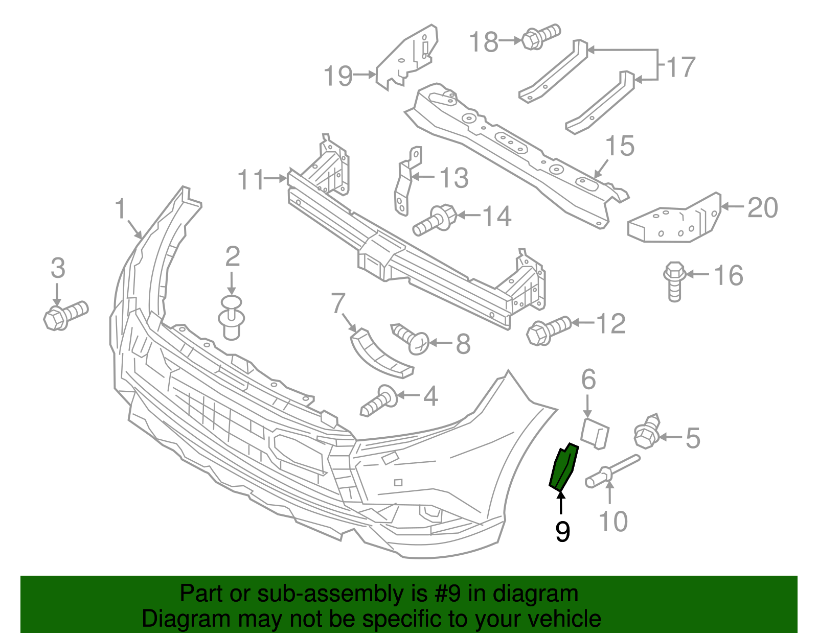 6400K780 - Reinforcement 2016-2022 Mitsubishi | Mitsubishi Direct Parts