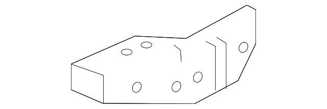 6400D581 - Side Bracket 2014-2022 Mitsubishi | Mitsubishi Direct Parts