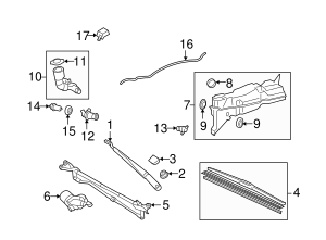 85222-53071 - Windshield Wiper Blade (Left, Right, Front) - 2008-2024 ...