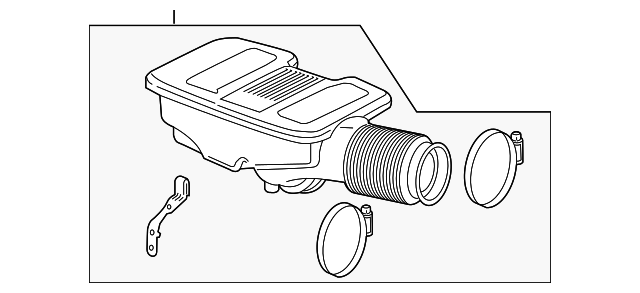 2019-2021 GM Air Cleaner Outlet Duct 84467636 GM | GMPartsDirect.com