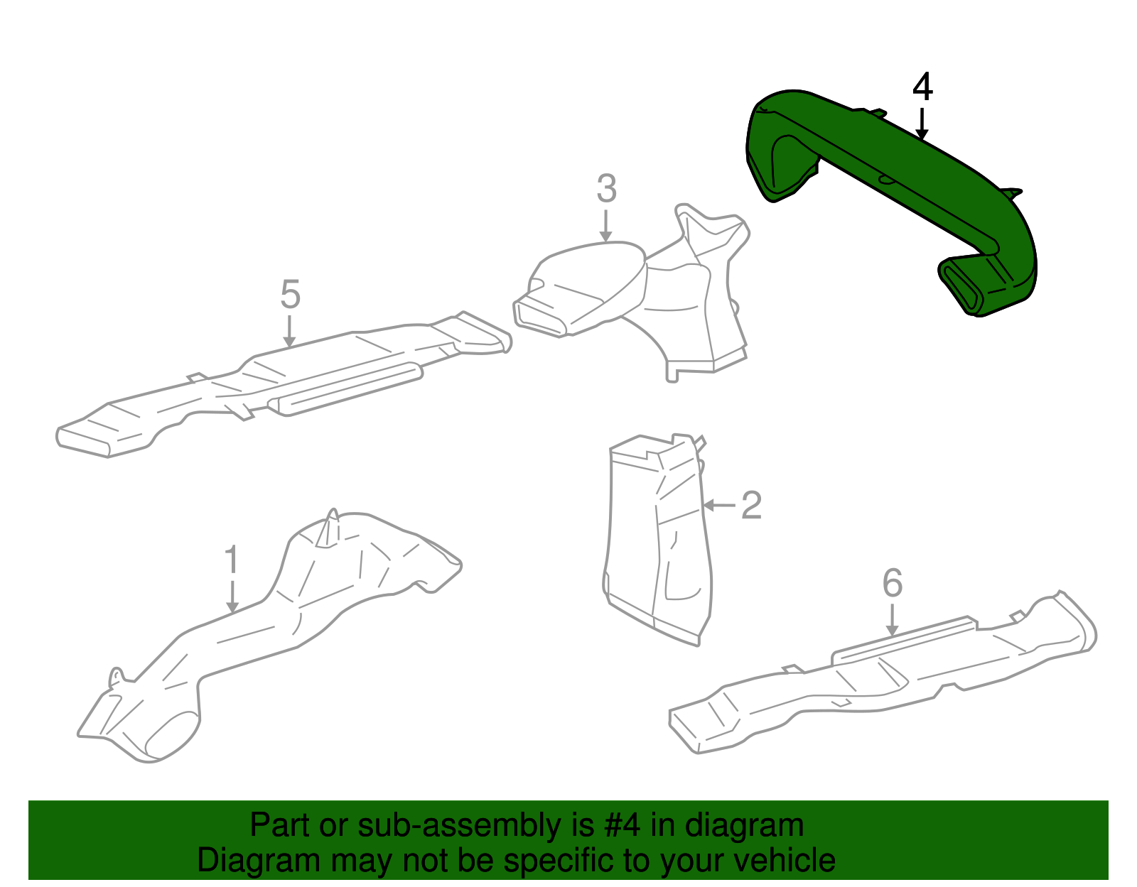 2010-2022 Toyota Sequoia Center Duct 87217-0C080 | Toyota San Diego Parts