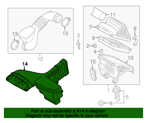 28130-3Q160 - Engine Air Intake Hose 2012-2015 Kia Optima | Kia.Parts Store