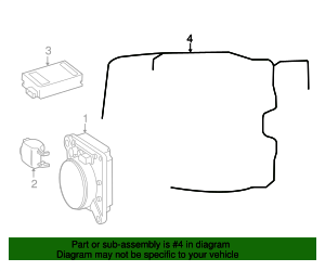 221-440-21-08 - Cruise Control Wiring Harness 2010-2013 Mercedes-Benz S ...