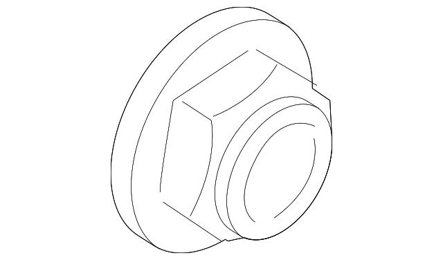 2015-2019 Ford Mustang Axle Nut FR3Z-3B477-B | QuirkParts