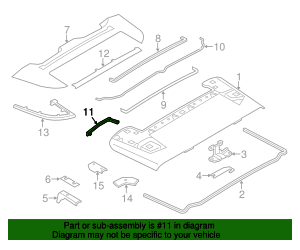 2012-2018 BMW Covering right 51-17-7-227-800 | AutoNationParts.com