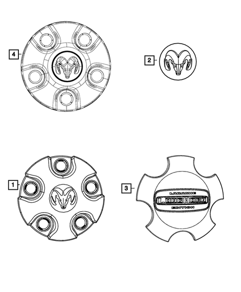 Wheel Covers and Center Caps for 2013 Ram 1500 | My Mopar Parts