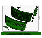 2017-2020 Chevrolet Front Upper Grille 84724085 | OEM Parts Online