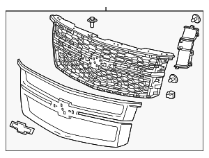 2015-2020 Chevrolet Grille (Replaced Part Number 23320679) 84724083 GM ...