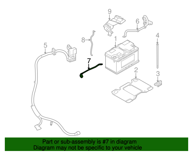 2011-2012 Land Rover Range Rover Ground Cable LR023063 | OEM Parts Online
