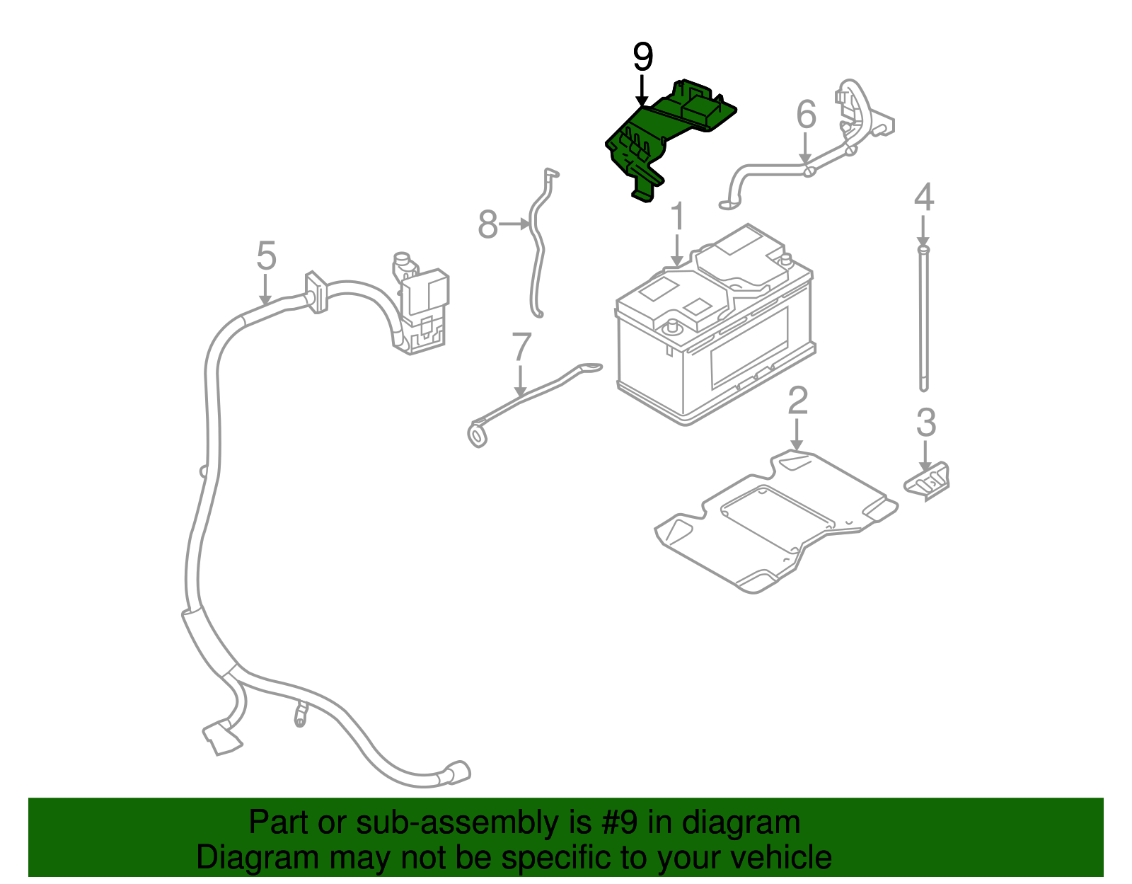 2010-2012 Land Rover Range Rover Battery Cover LR011469 | OEM Parts Online