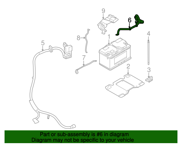 2010-2012 Land Rover Range Rover Negative Cable LR048604 | OEM Parts Online
